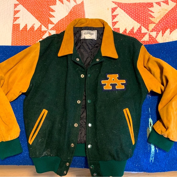 ACME | Jackets & Coats | Vintage 9s Acme Looney Tunes Varsity Jacket ...